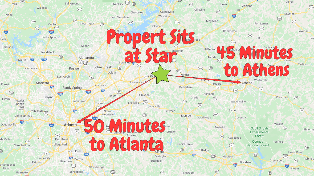Auburn, GA - Tranquil living with EASY ACCESS to Atlanta and Athens